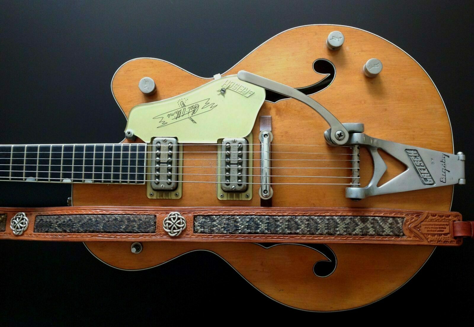 R&B Leathers USA – Genuine Python Snake skin Guitar Strap #14 - Vintage ...