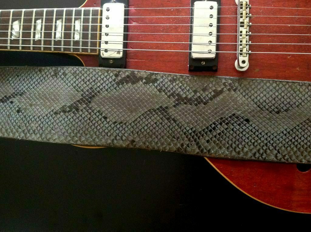 R&B Leathers USA – Genuine Python Snake skin Guitar Strap #14 - Vintage ...