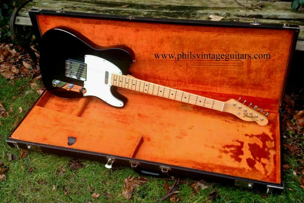 1966 Fender Telecaster Factory Custom Colour Black - Vintage & Modern ...