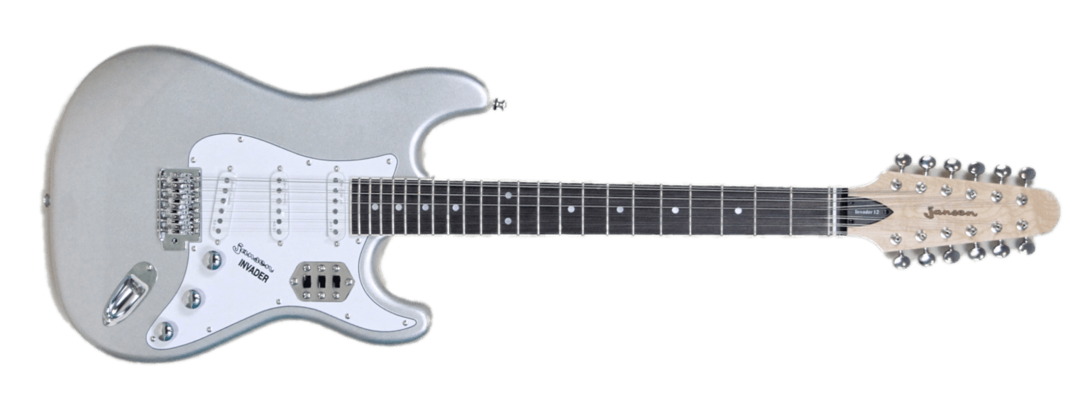Jansen Invader 12 String Guitar Inca Silver - Vintage & Modern Guitars