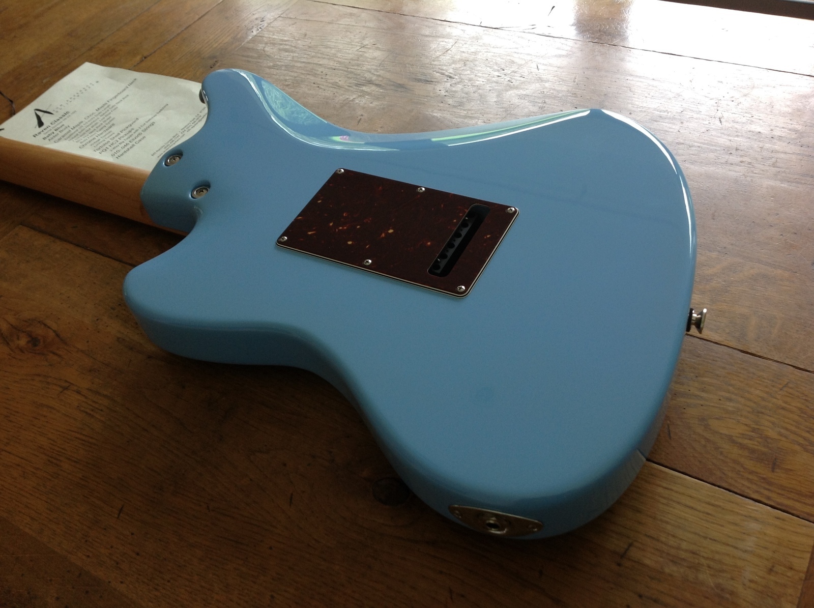 2016 Tom Anderson Raven Baby Blue - Vintage & Modern Guitars