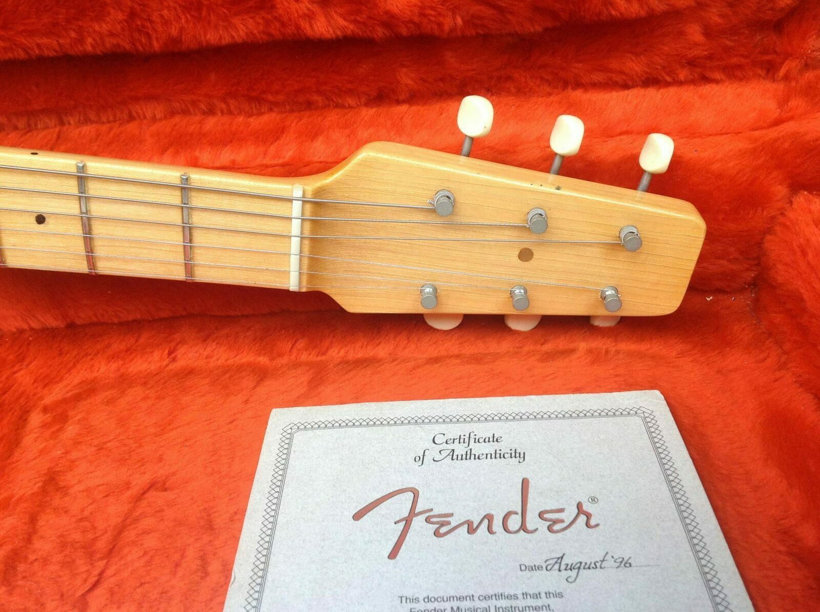 1949 Fender 50th Anniversary Prototype Electric Spanish Guitar ...