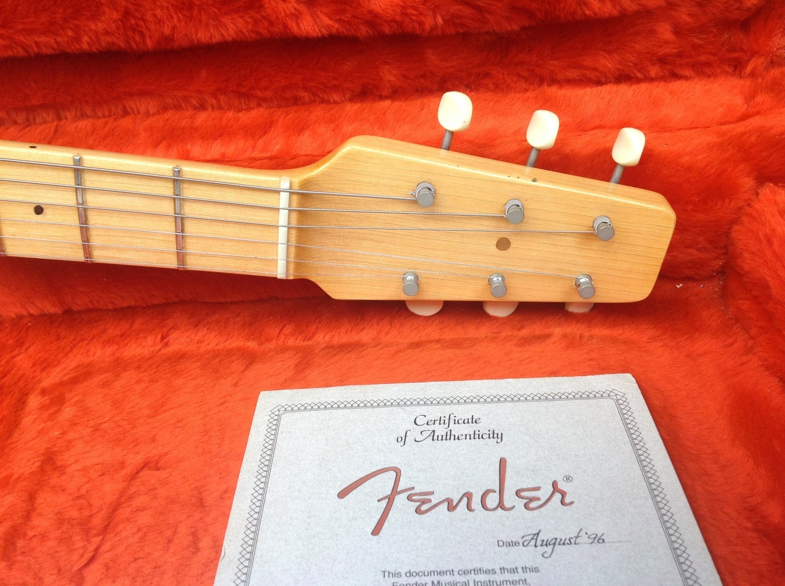 1949 Fender 50th Anniversary Prototype Electric Spanish Guitar ...
