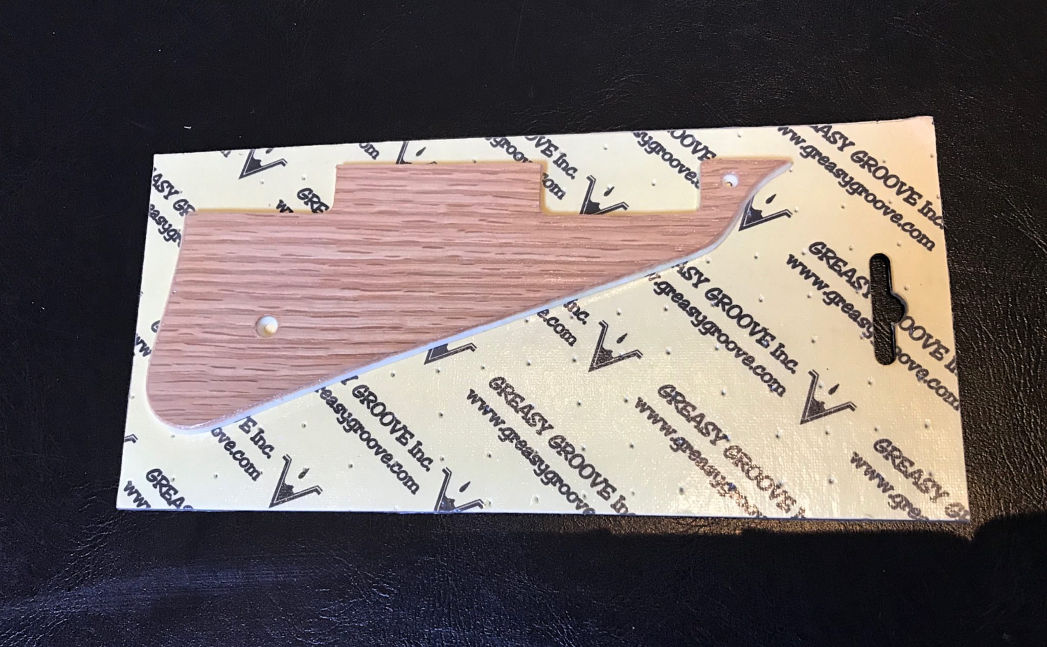 Greasy Groove Pickguard - Ash Les Paul Pickguard - Vintage & Modern Guitars