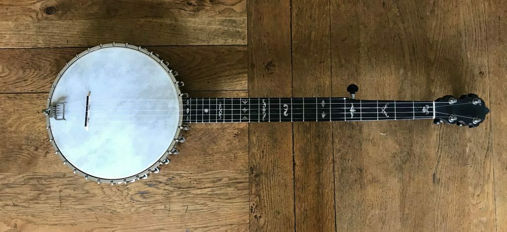 Circa 1890 J A Turner Open Back 5 String Banjo - Vintage & Modern Guitars