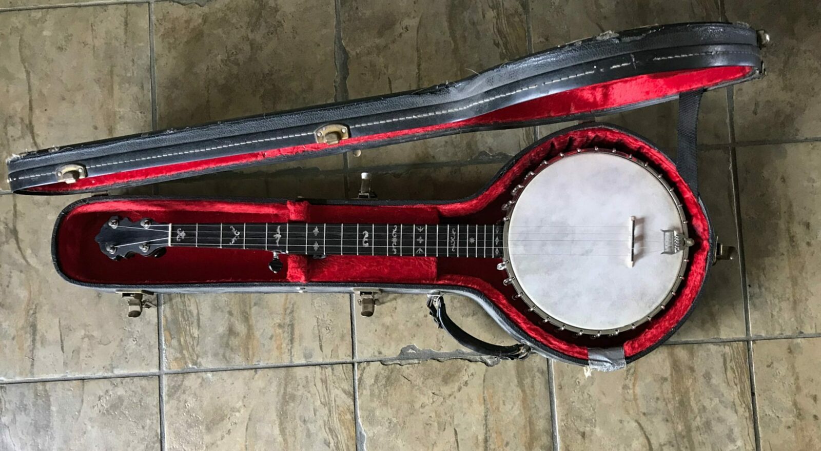 Circa 1890 J A Turner Open Back 5 String Banjo - Vintage & Modern Guitars