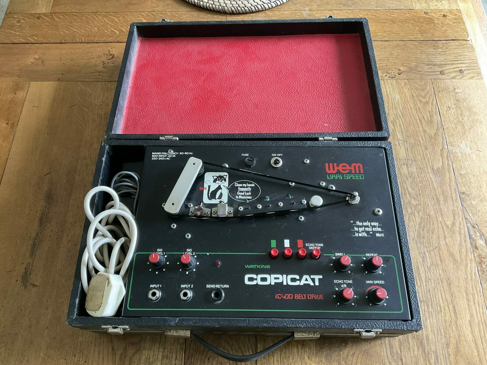 1970's Wem Copicat IC400 Vari Speed - Vintage & Modern Guitars