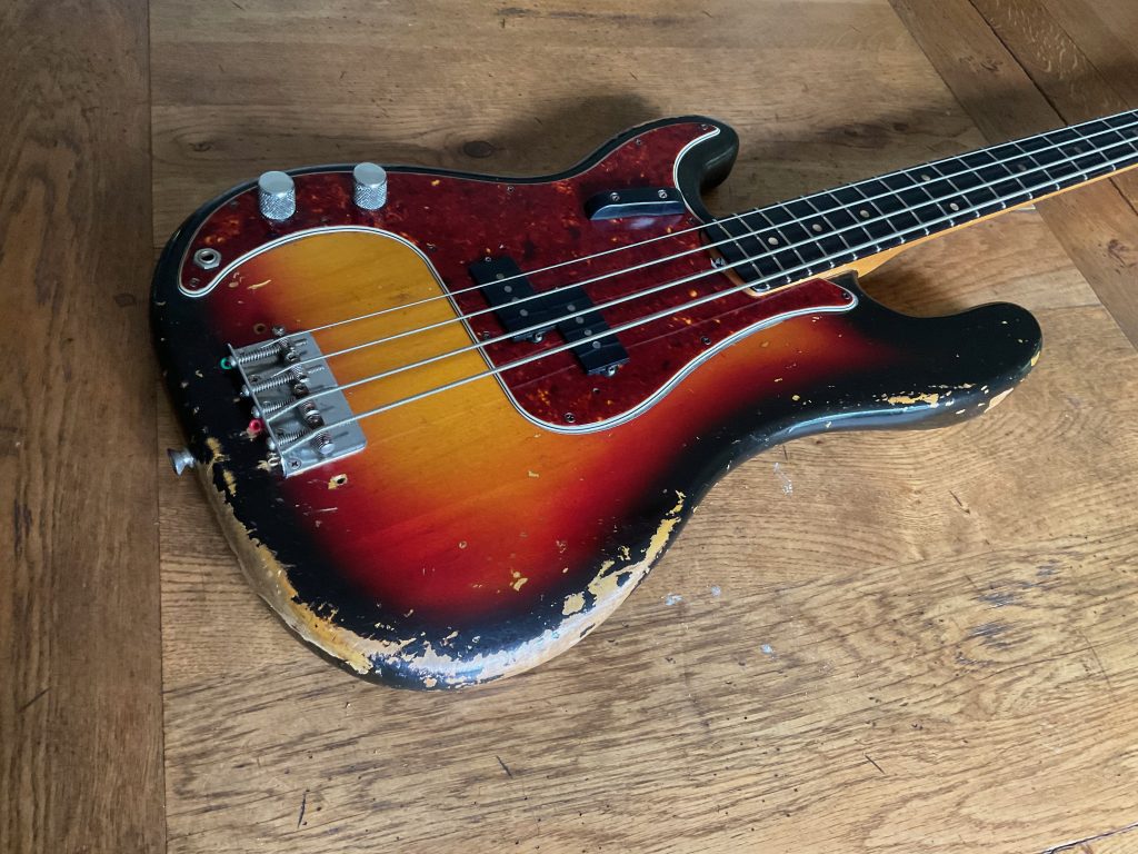 1963 Fender Precision Bass Left Handed - Vintage & Modern Guitars