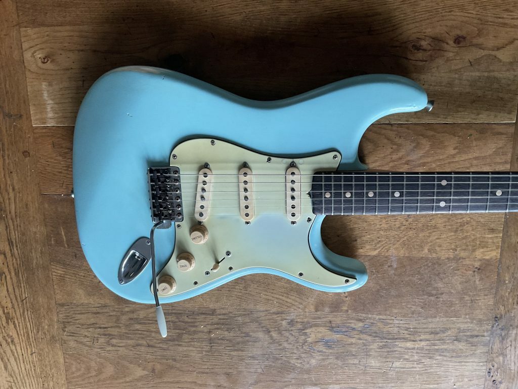 1961 Fender Stratocaster Daphne Blue - Vintage & Modern Guitars