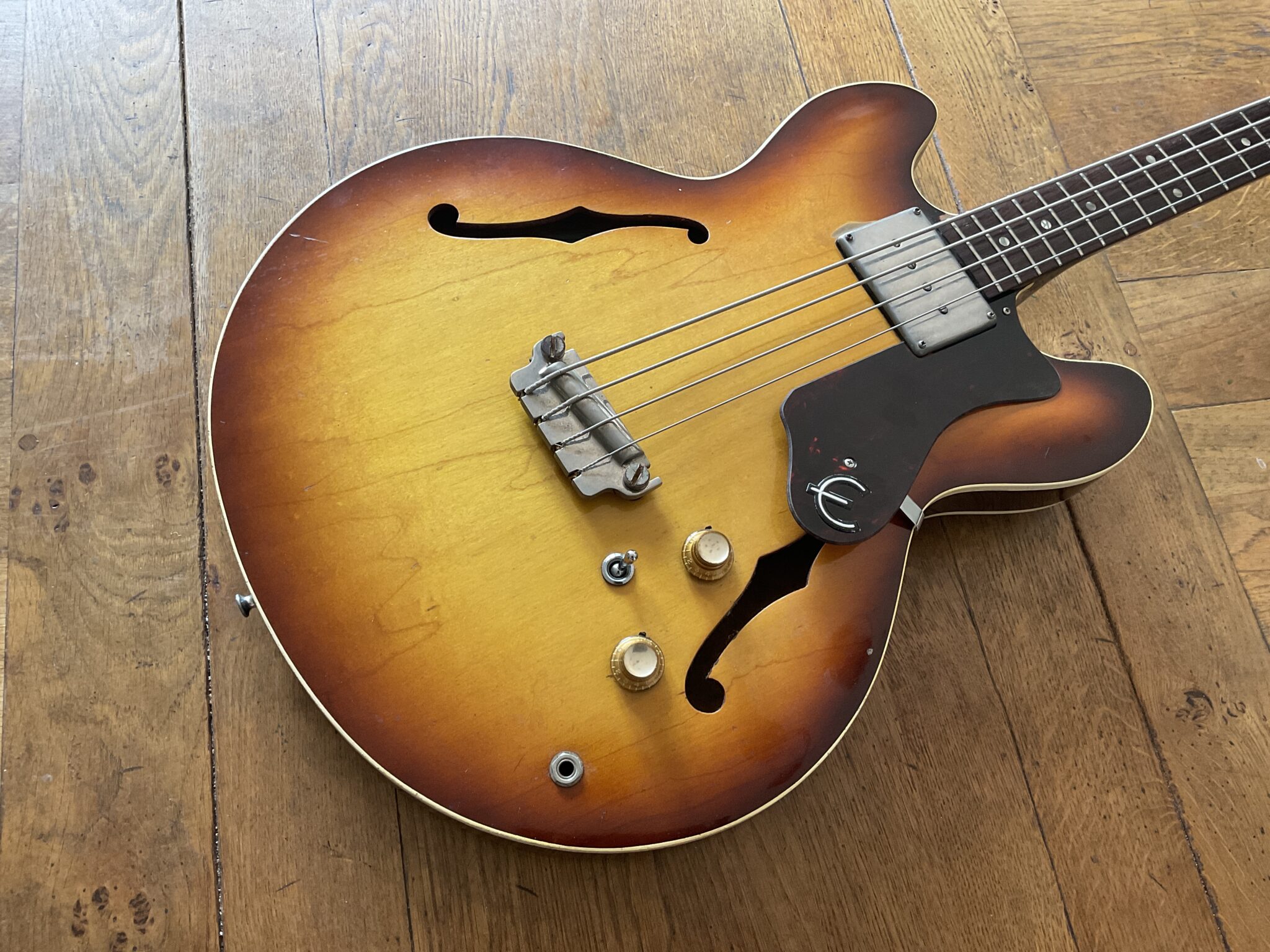 1964 Epiphone Rivoli EBV 232 Bass - Vintage & Modern Guitars