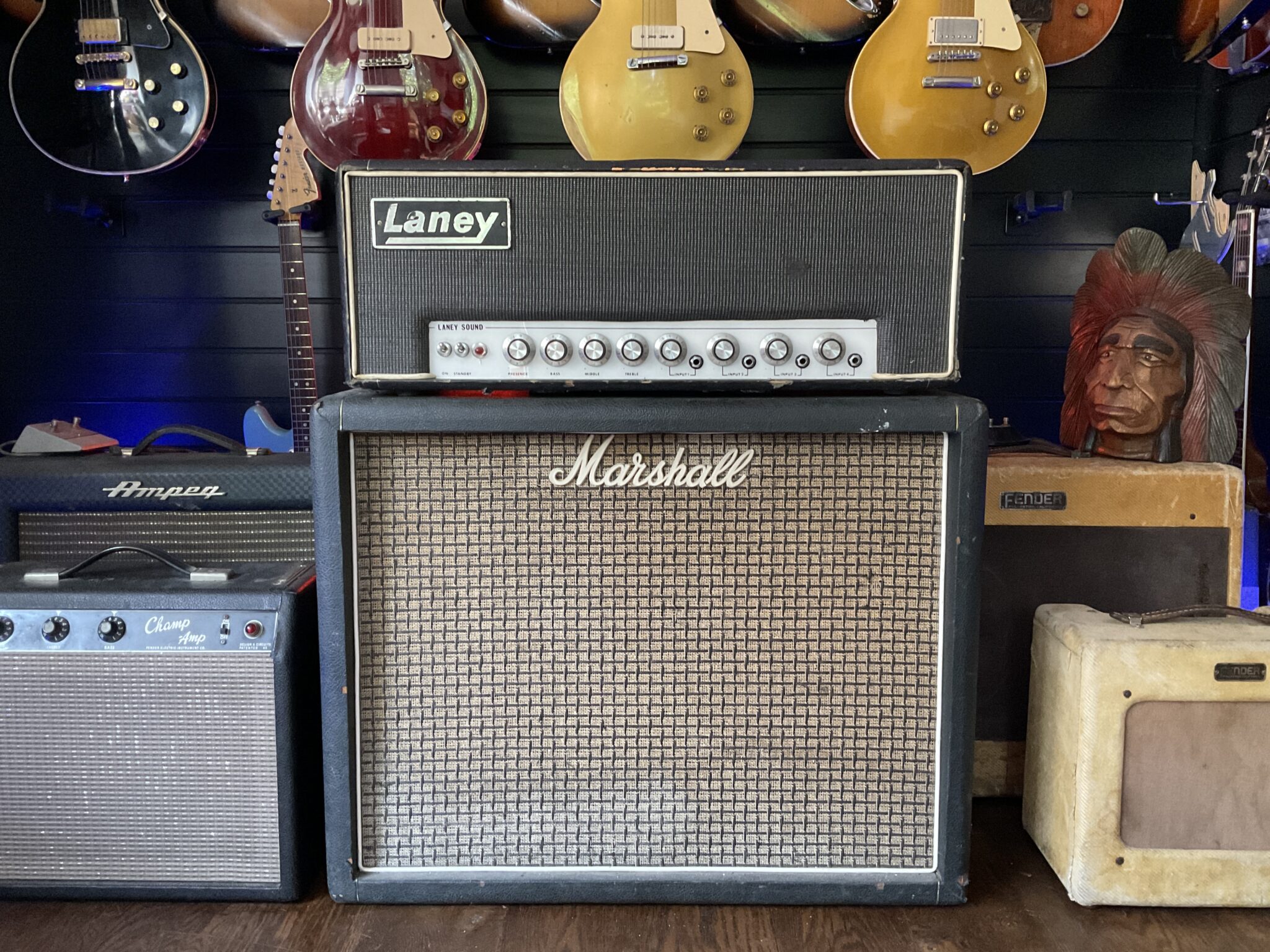Circa 1968 Laney Sound Super Group 60 Watt Head - Vintage & Modern Guitars