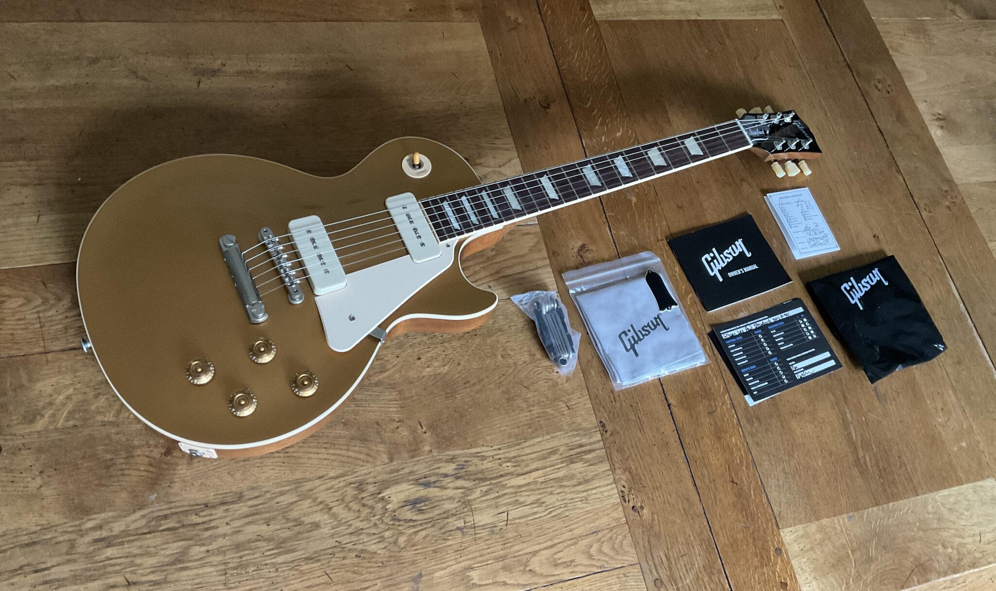 2020 Gibson Les Paul Standard Gold Top P90’s - Vintage & Modern Guitars