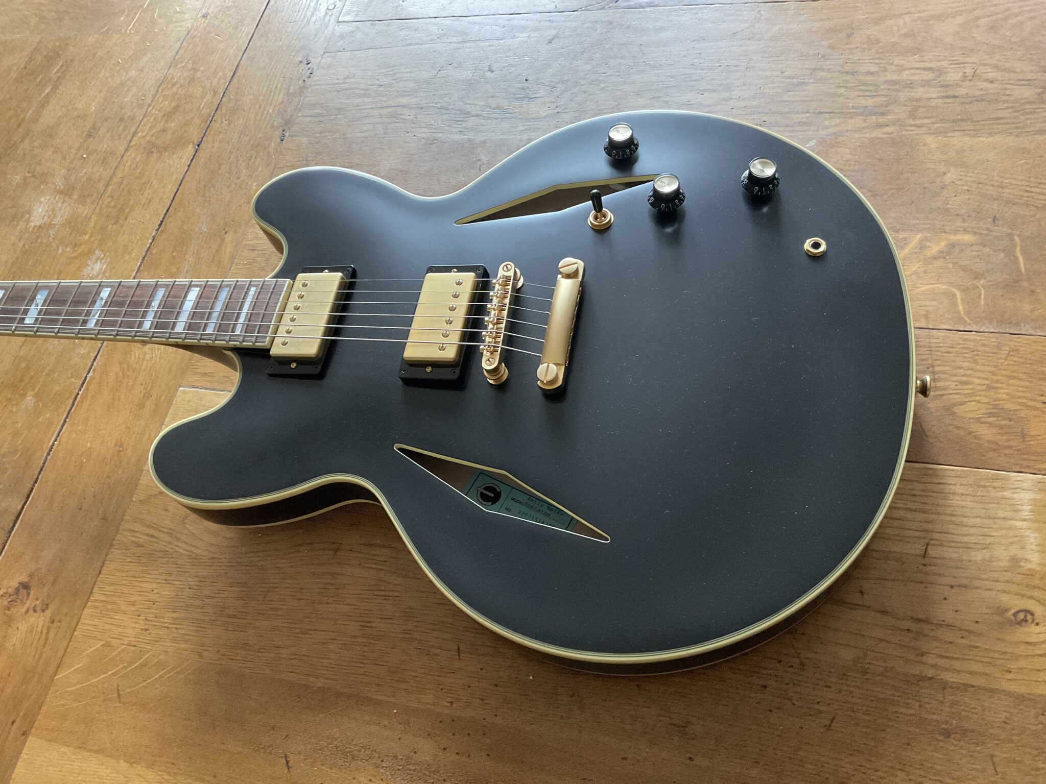 Emily Wolfe Sheraton Stealth Black - Vintage & Modern Guitars